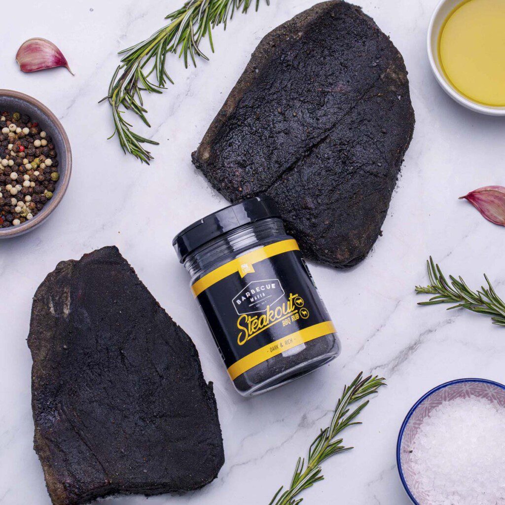 Wagyu Rump Steak with Barbecue Steak Out Rub dry aged 31 days (500g) 2 ...